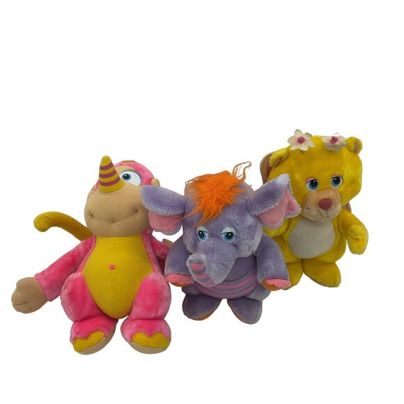 Hasbro | Toys | Vintage 98s Hasbro Lot 3 Wuzzles Butterbear Rhinokey ...